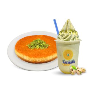Combo A : Crisp Cheese Kunafa + Pistachio Milkshake (M) – Kunafa Crisp